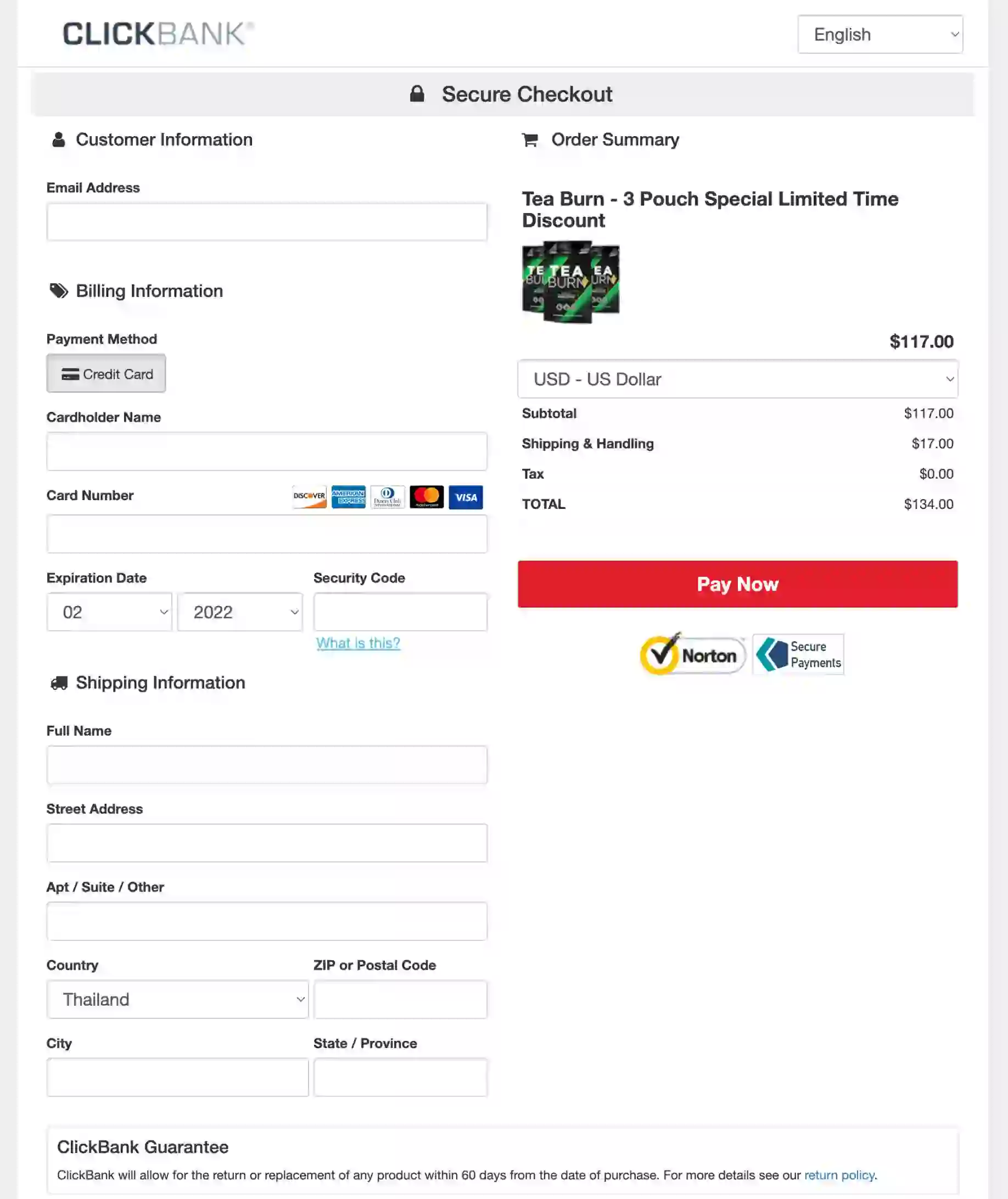 Tea Burn™ | #1 Fat-Burning Tea | USA Official Website